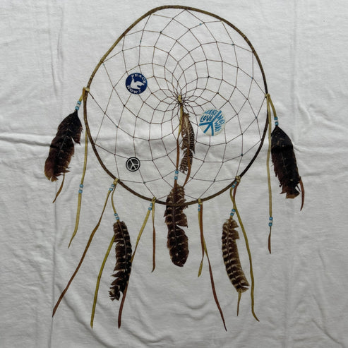Kapital Jersey Crew Huge Tee (Kob Web Peace Catcher 6 Feather Print ...